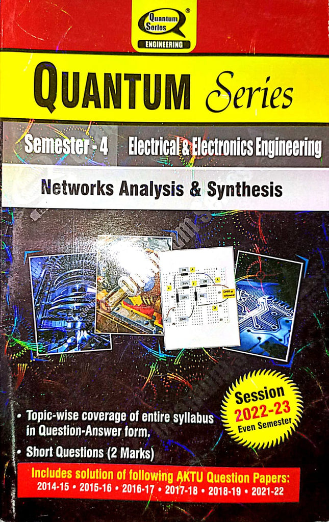 Quantum Series B.Tech NETWORKS ANALYSIS & SYNTHESIS 2022-23 – Prastuti Books