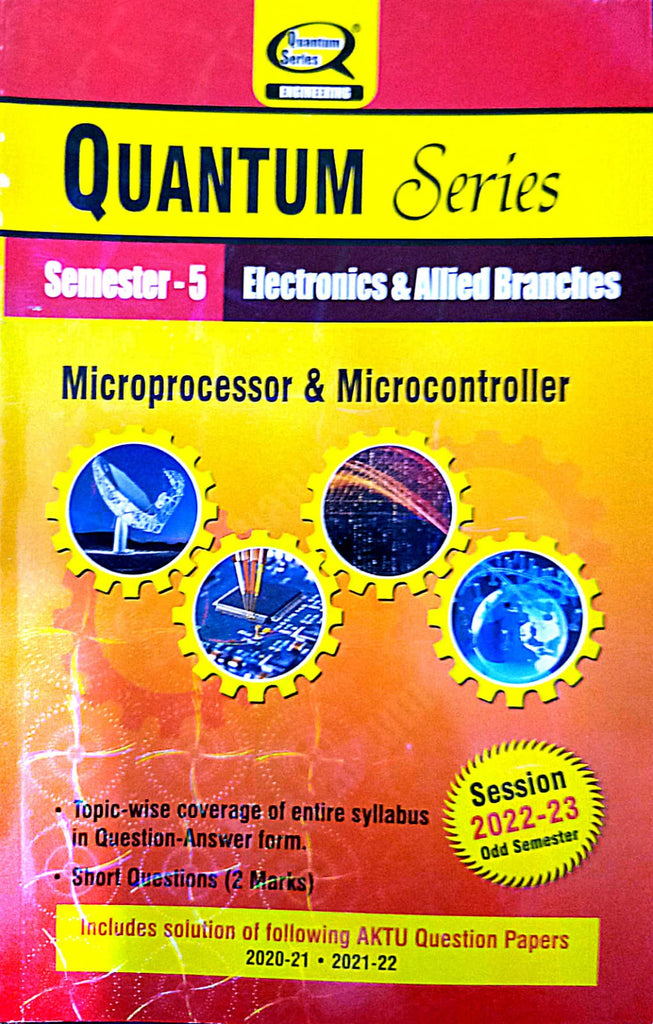 Quantum Series MICROPROCESSOR & MICROCONTROLLER 2022-23 – Prastuti Books