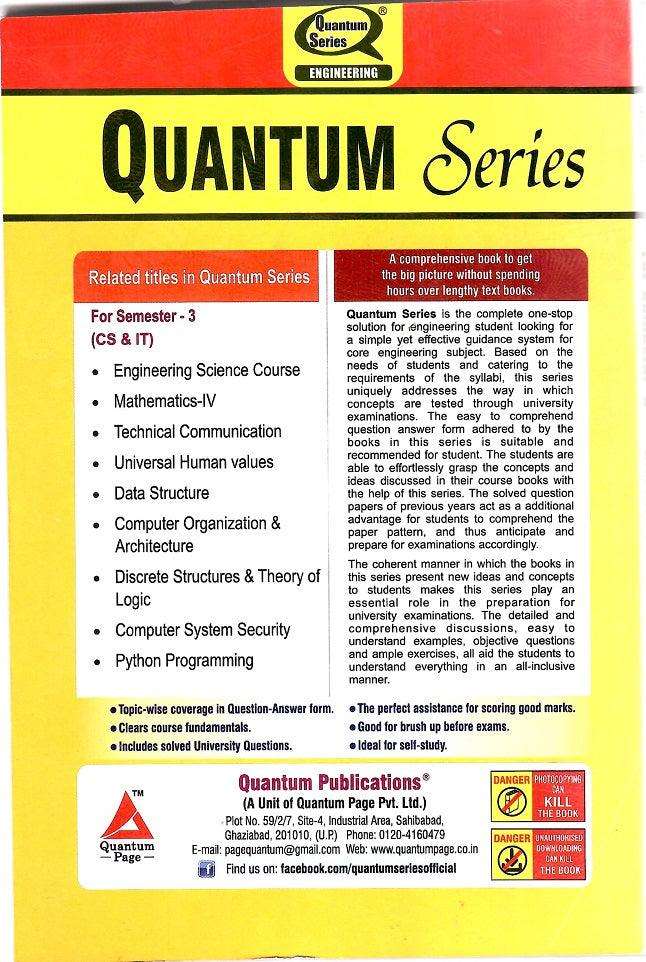 Quantum Series Btech Discrete Structures And Theory Of Logics 2022 23