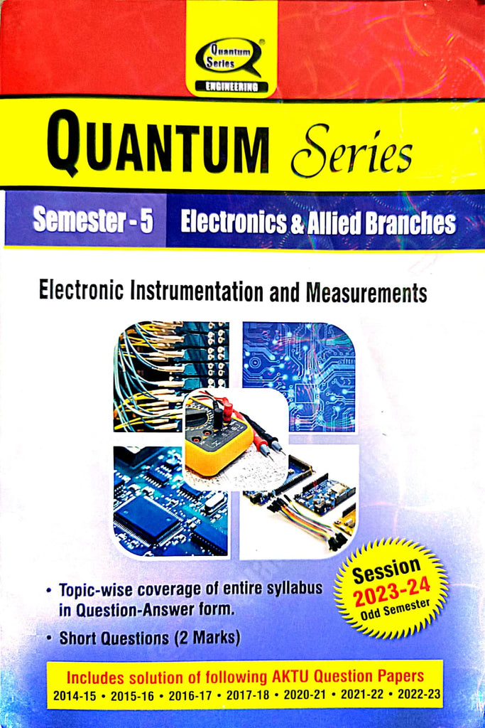 Quantum series of Electronic instrumentation and measurement(AKTU) 202 – Prastuti Books