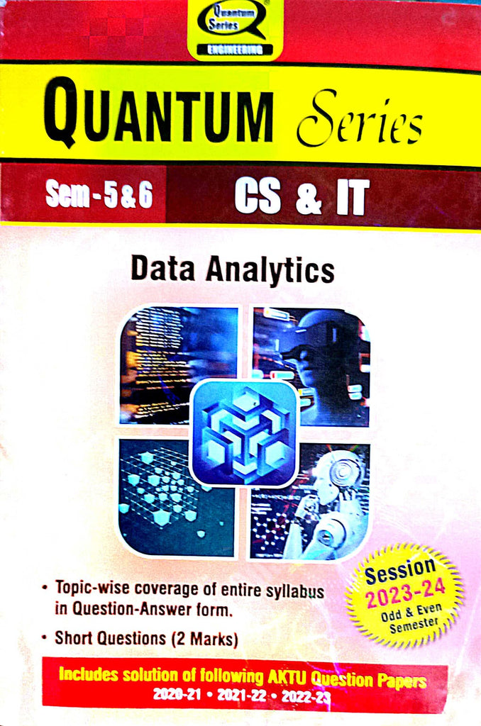 Quantum Series DATA ANALYTICS (2023-24) – Prastuti Books