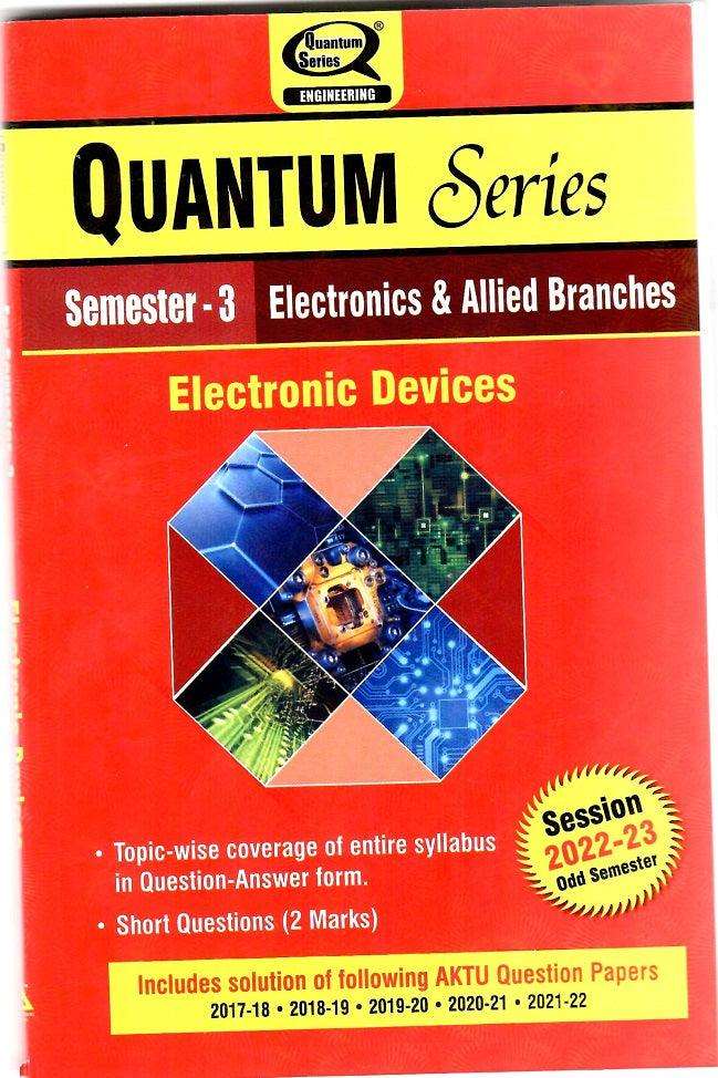 Quantum Series B.Tech Electronics Devices(2022-23) – Prastuti Books