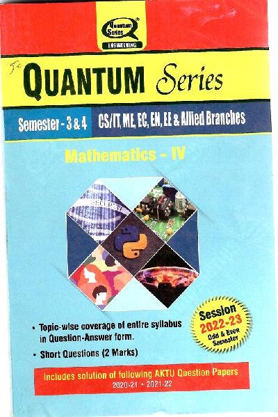 Quantum Series B.Tech Sem-3rd Mathematics- IV 2022-23 – Prastuti Books